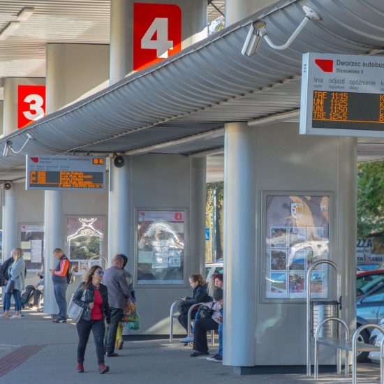 LED amber passenger information displays - Smart City Displays
