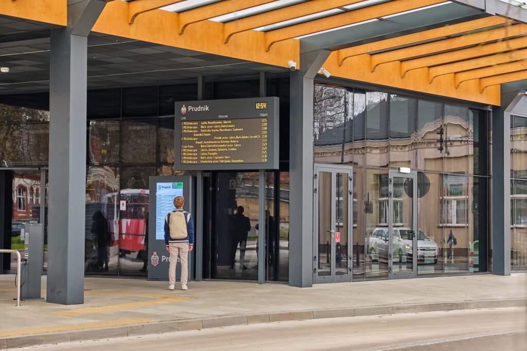 Construction of the bus station in Prudnik - RTPI solutions
